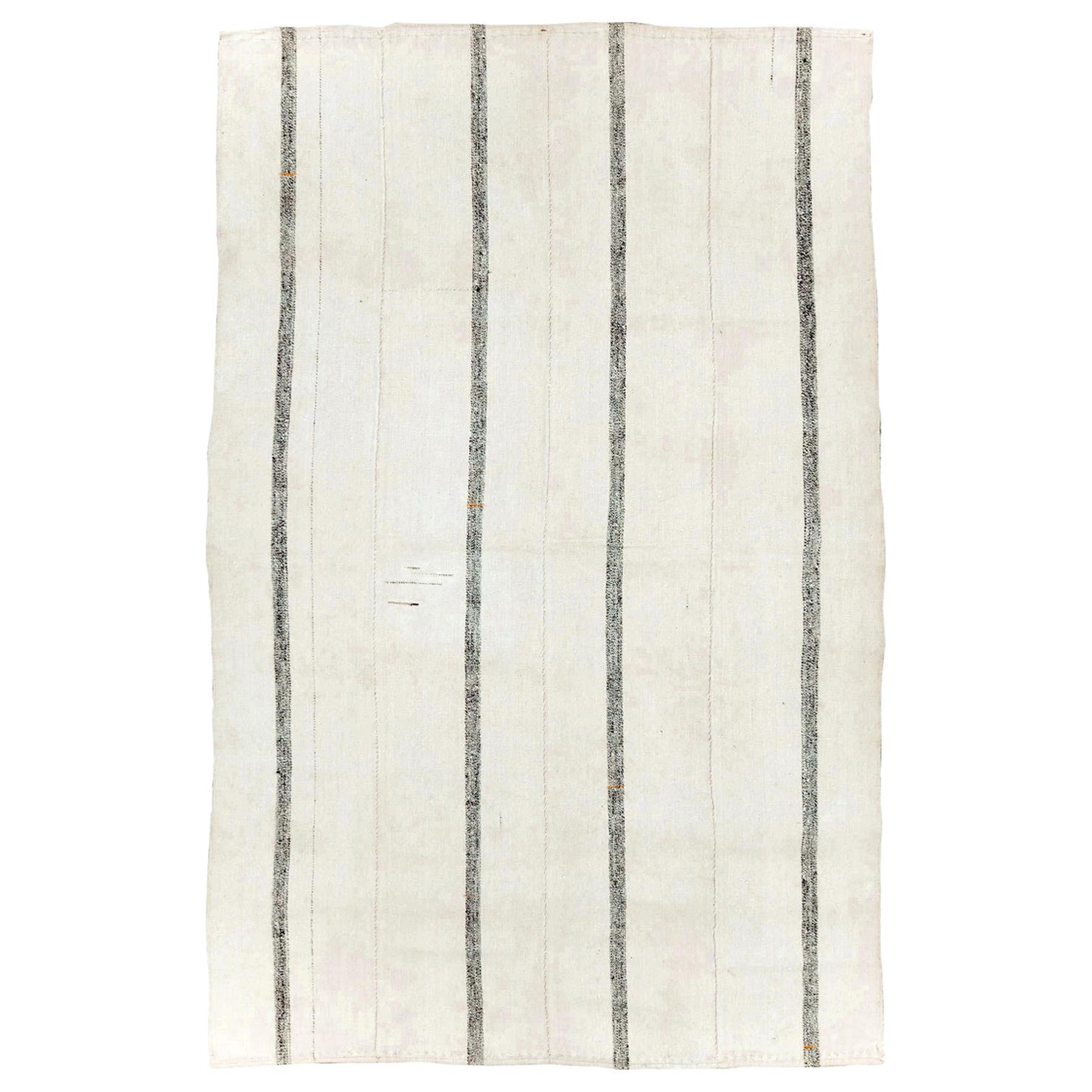 Salt and Pepper Brazilian Cowhide Rug For Sale at 1stDibs
