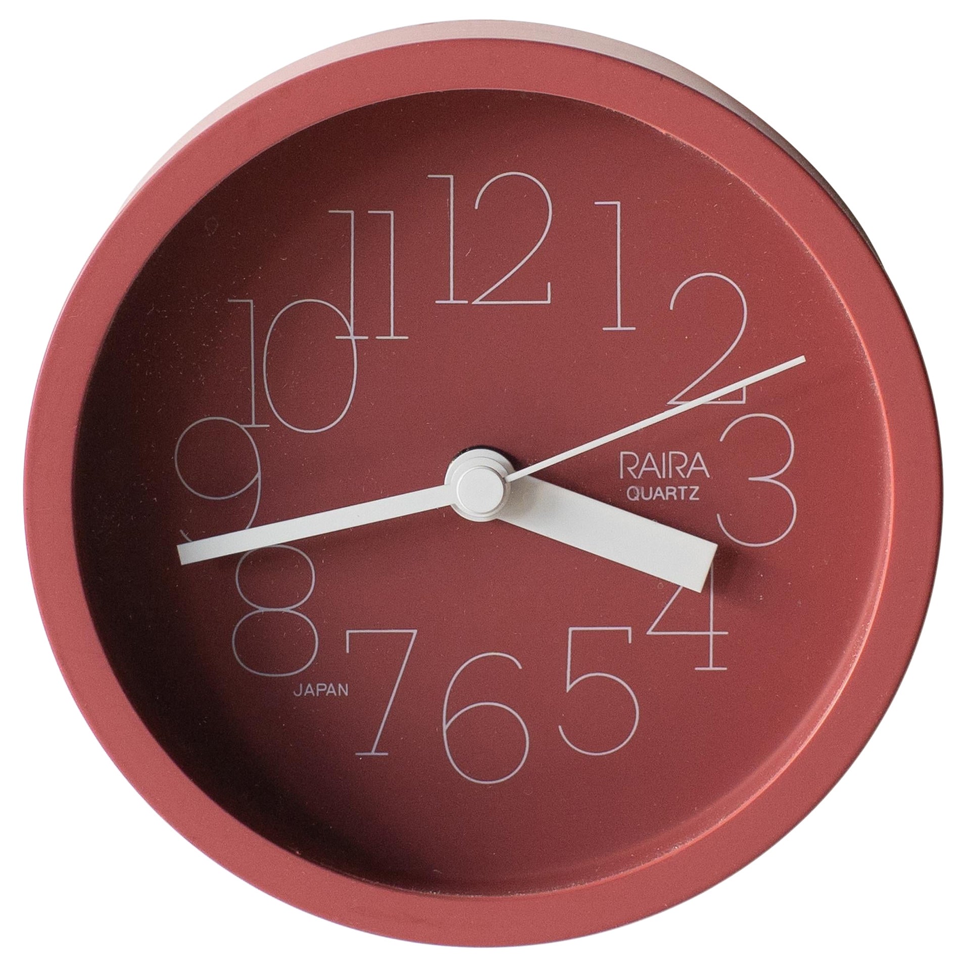 Midcentury Italian Postmodern Wall Clock in Mondrian Complementary ...