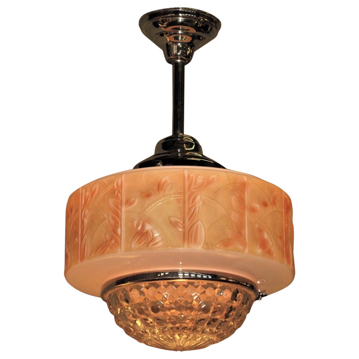 Large 1920s School House Ceiling Light at 1stDibs