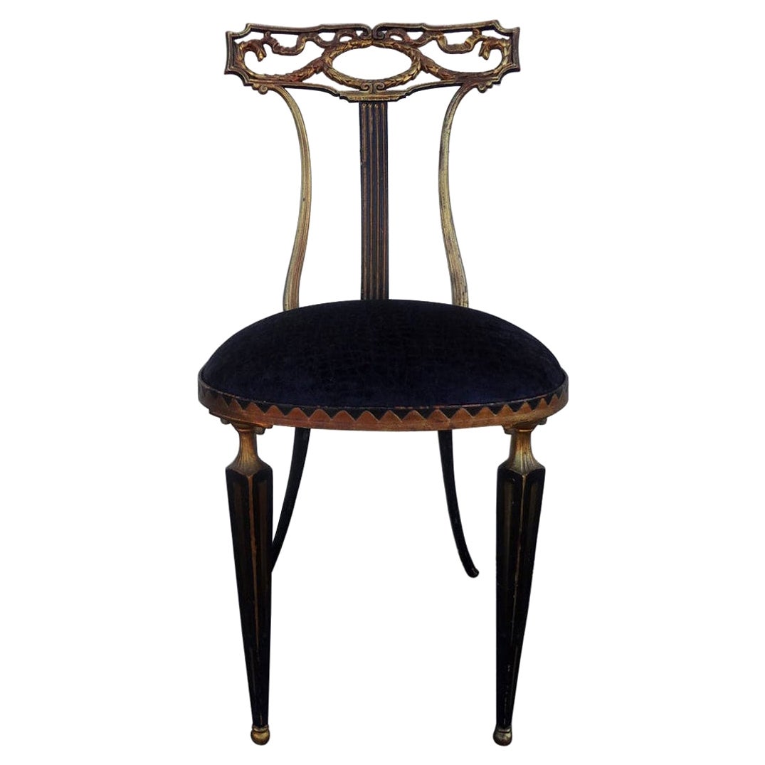 Italian Neoclassical Painted Chair at 1stDibs