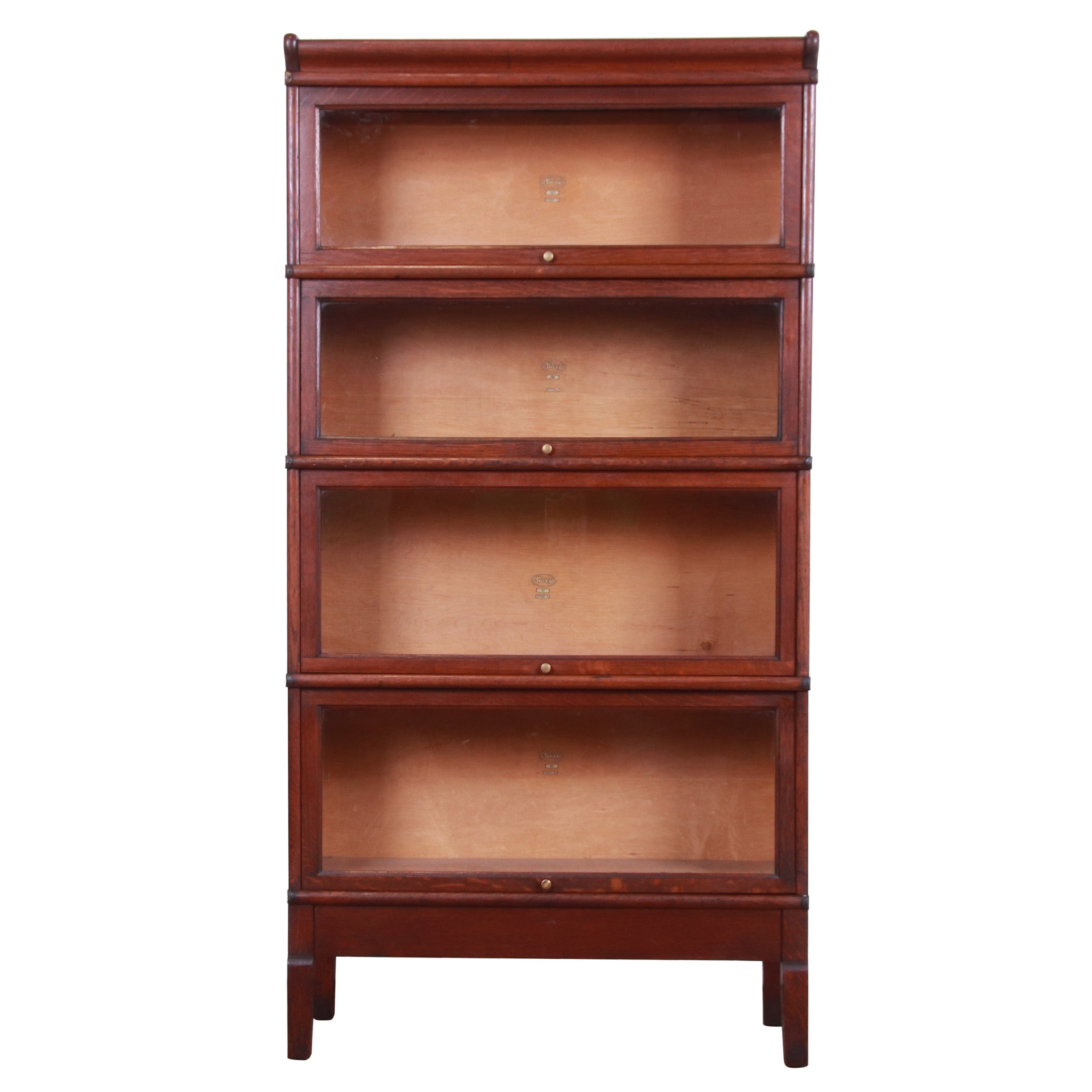 Large Four-Stack Barrister Bookcase at 1stDibs