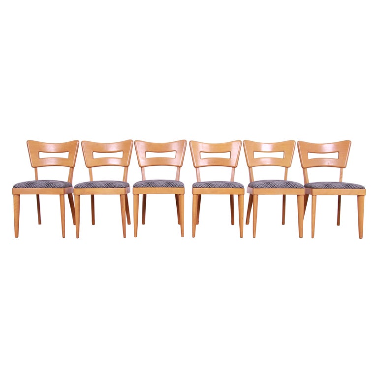 Heywood Wakefield Mid-Century Modern "Dog Bone" Dining Chairs, Set of ...
