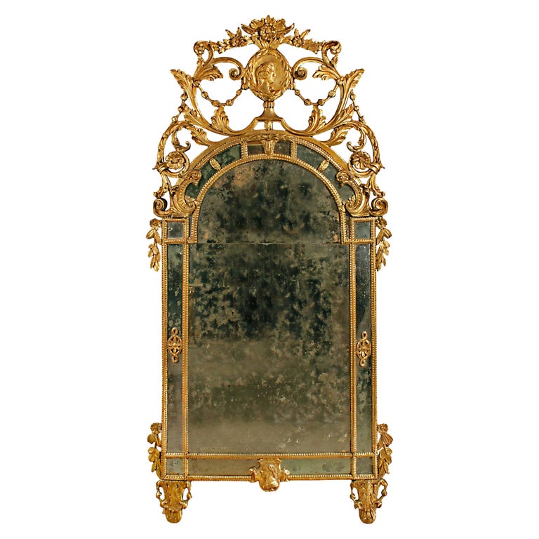 Italian 18th Century Louis XVI Period Mecca Mirror For Sale at 1stDibs