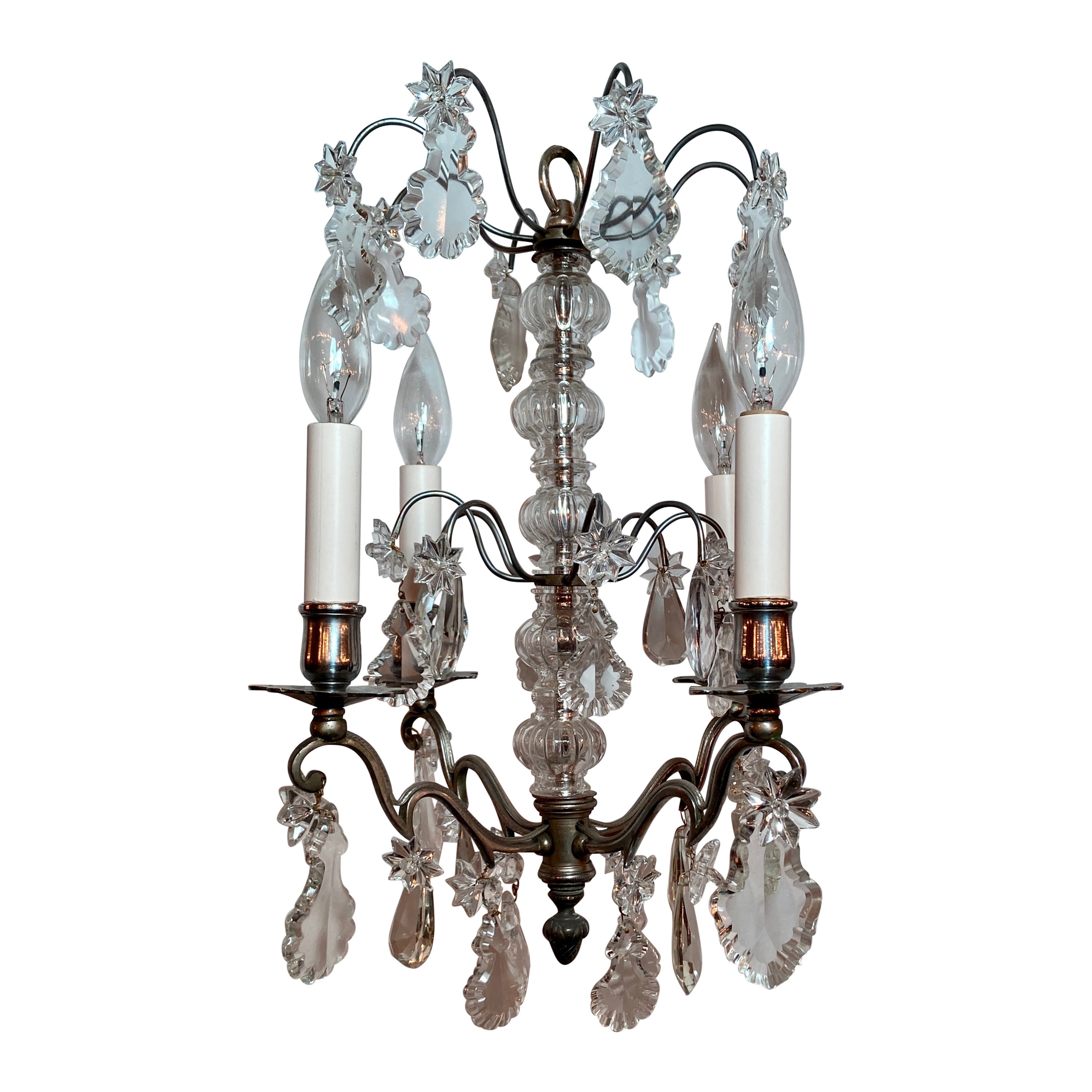 French Crystal Chandelier Circa 1890 at 1stDibs