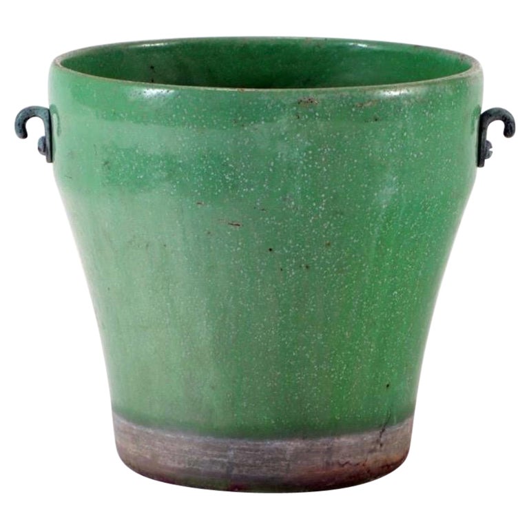 French Enameled Iron Pot, Circa 1930 For Sale at 1stDibs