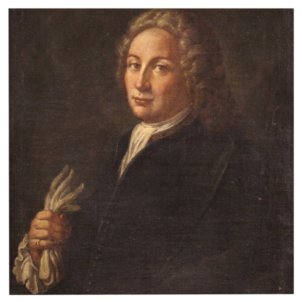 Portrait of a Noble Gentleman Wearing Breastplate, Oil on Canvas, 18th ...