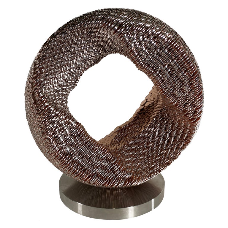 Korean Contemporary Abstract "Coin" Sculpture by Kim Seung-Woo For Sale ...