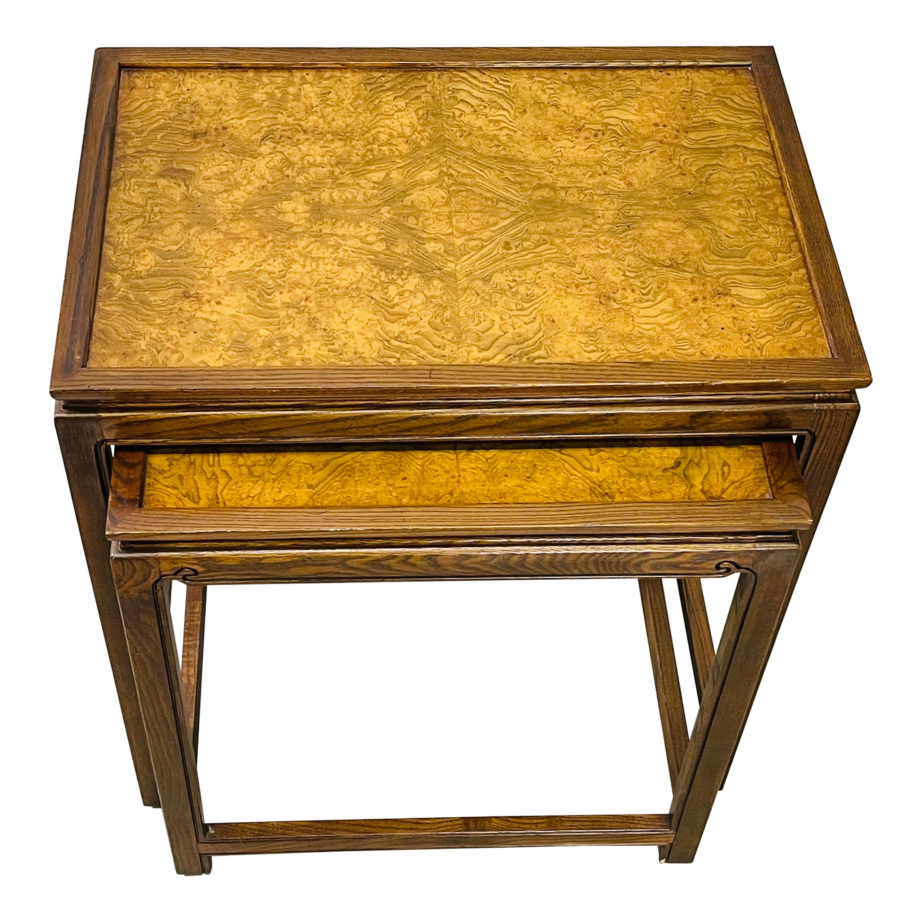 Chrome Cube Nesting End Side Table For Sale at 1stDibs