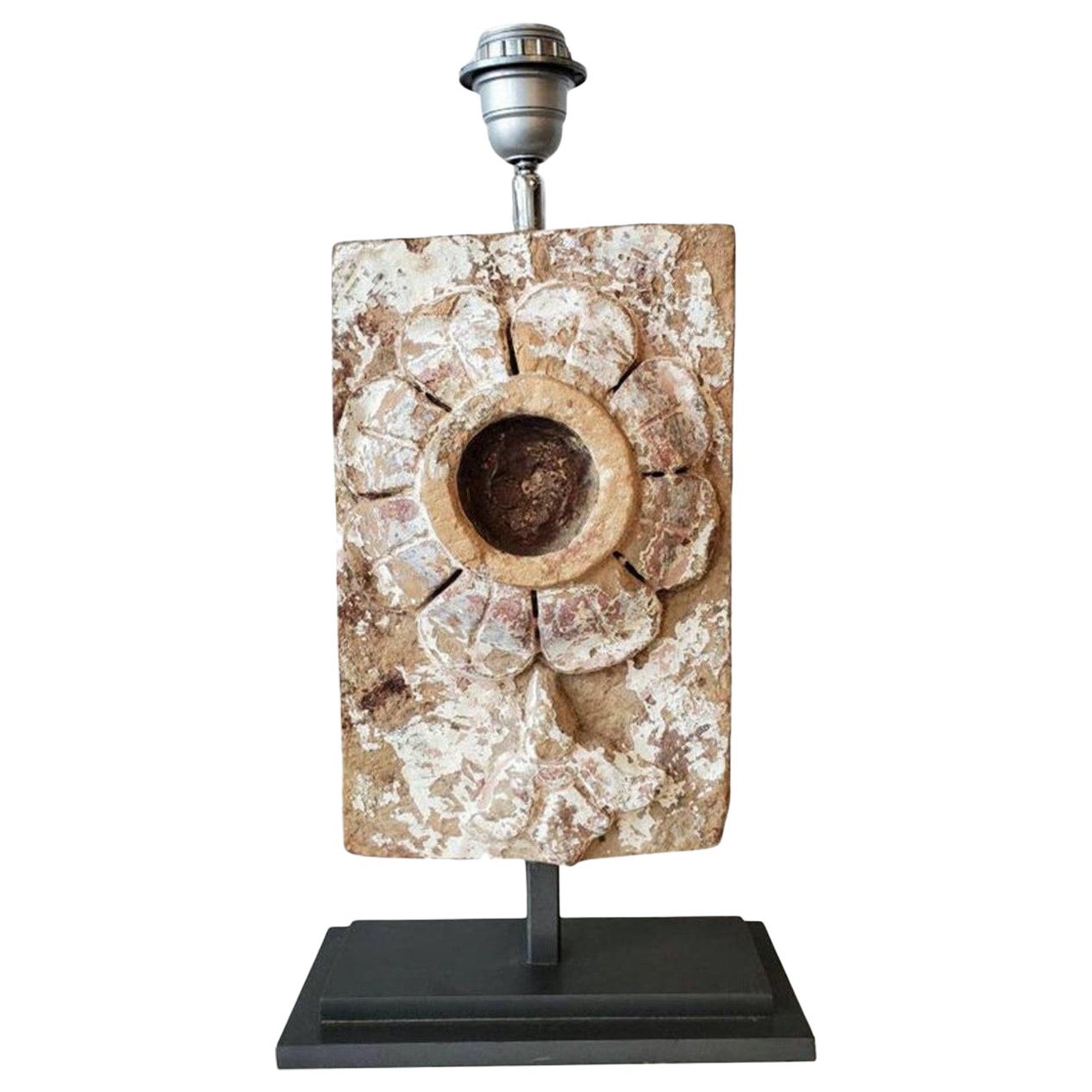 20th Century Giltwood Architectural Element as Lamp For Sale at 1stDibs