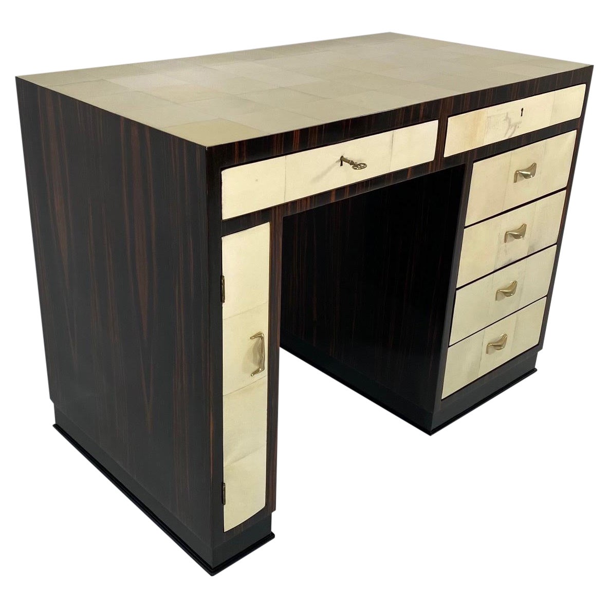 1940s Mahogany Desk at 1stDibs