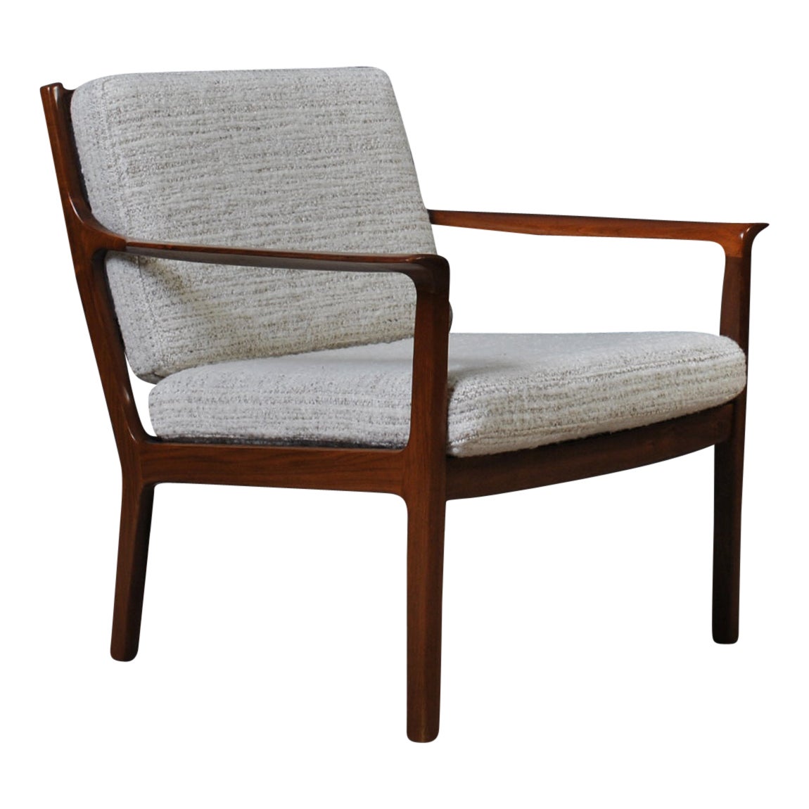 Cold Cast Bronze, Shou Sugi Ban African Mahogany and Boucle Sherpa ...