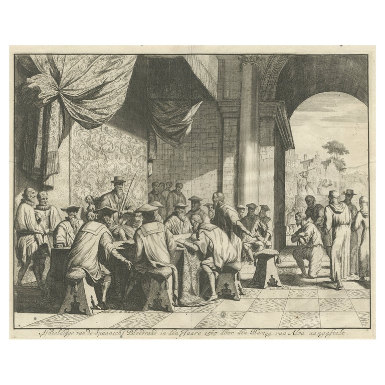 The Iron Duke of Alva of Spain Planning the Atrocities Against the ...