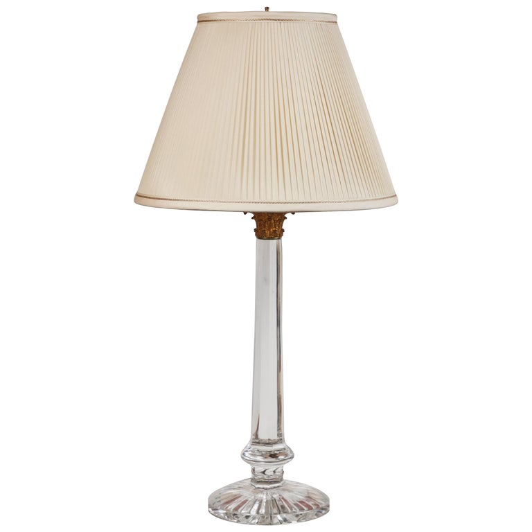 Antique, Crystal Table Lamp For Sale at 1stDibs