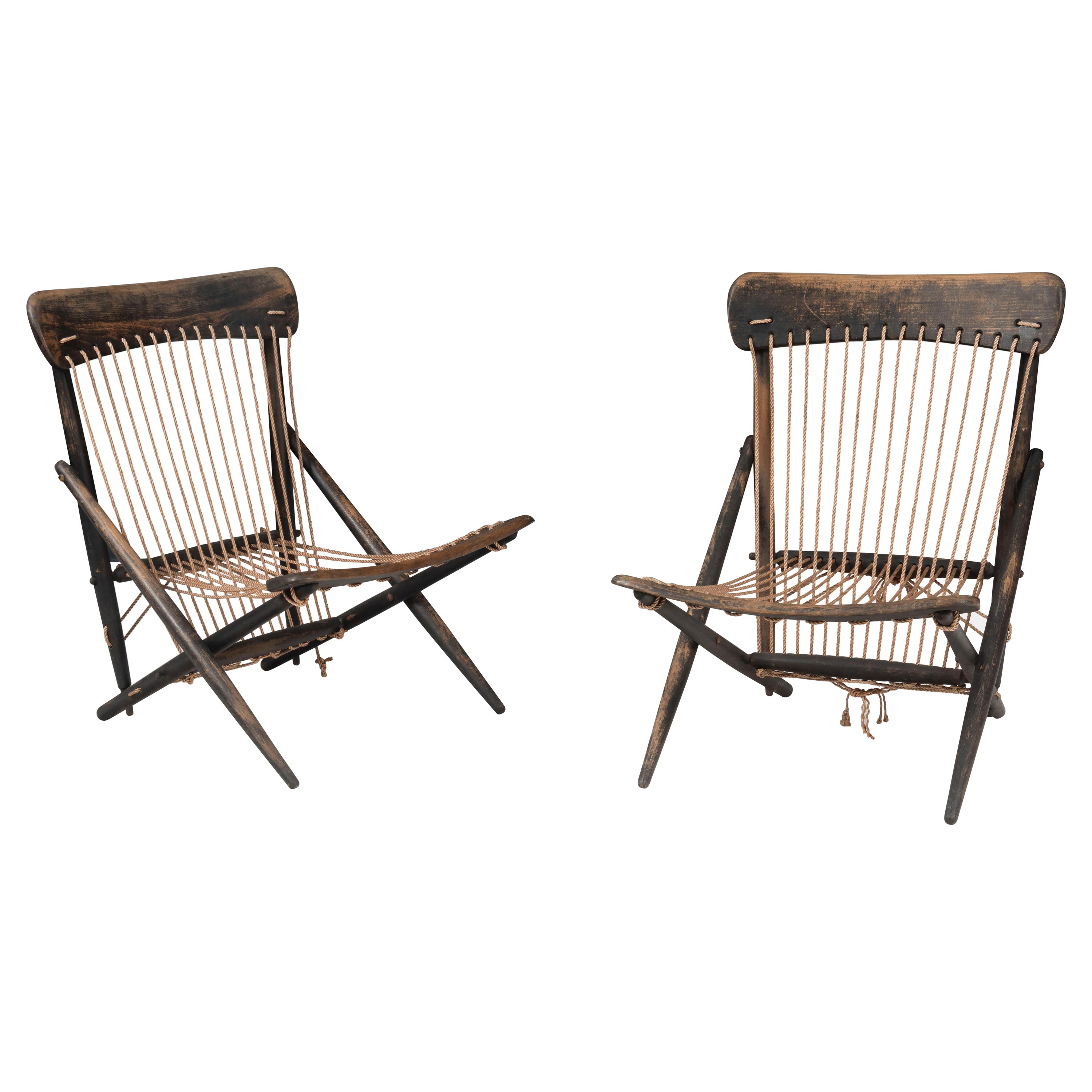 Himo Chair, Yokohama Edition 1952 by Riki Watanabe For Sale at 1stDibs