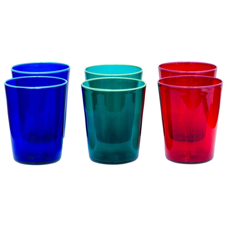 Spring, Set of 6 Glasses For Sale at 1stDibs