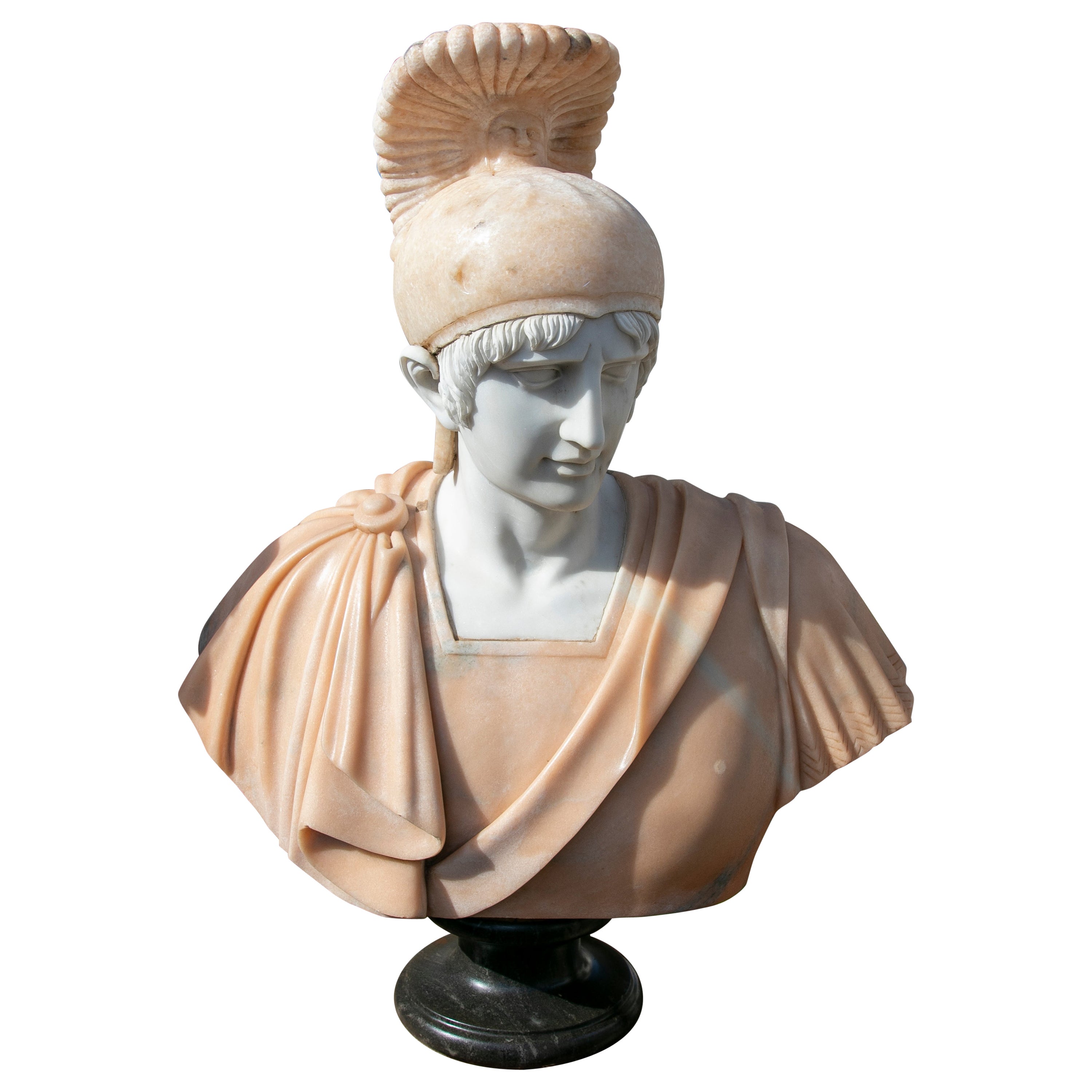 Hermes, Classical Greco Roman Marble Bust by American Sculptor Waldo ...