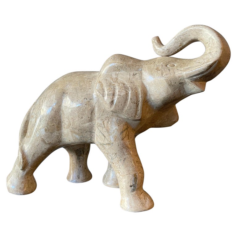 Tessellated Marble Elephant by Maitland Smith at 1stDibs | fingerhut ...