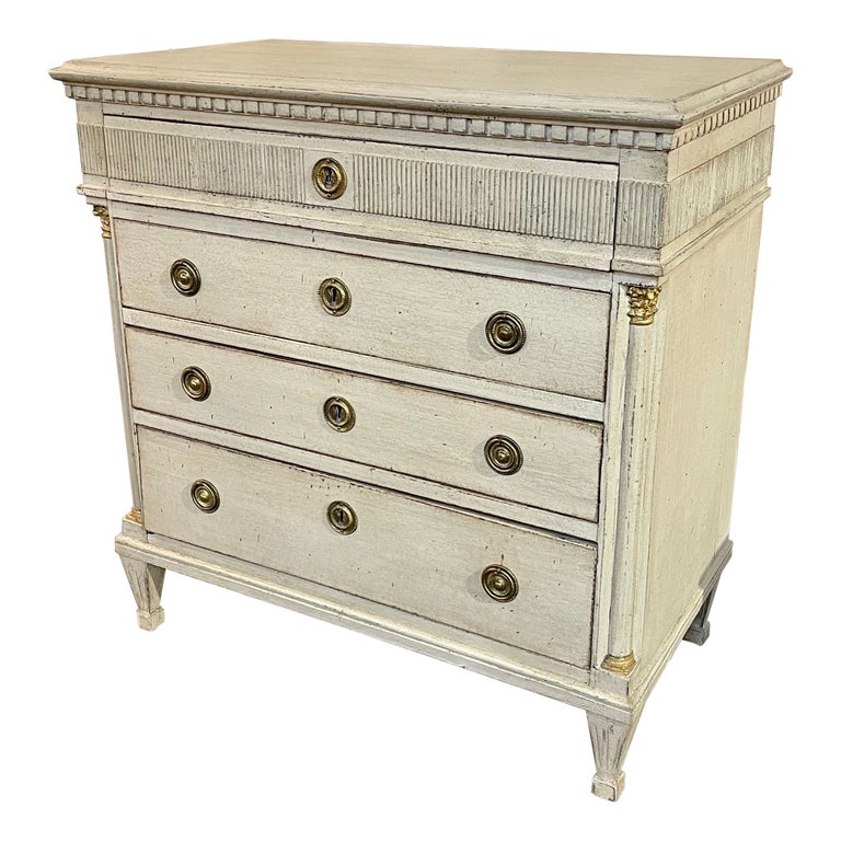 19th Century Swedish Empire Chest at 1stDibs