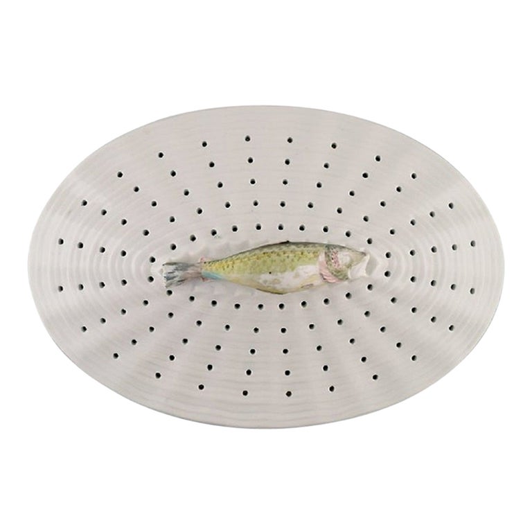Large Royal Copenhagen Fauna Danica/ Flora Danica Porcelain Fish ...