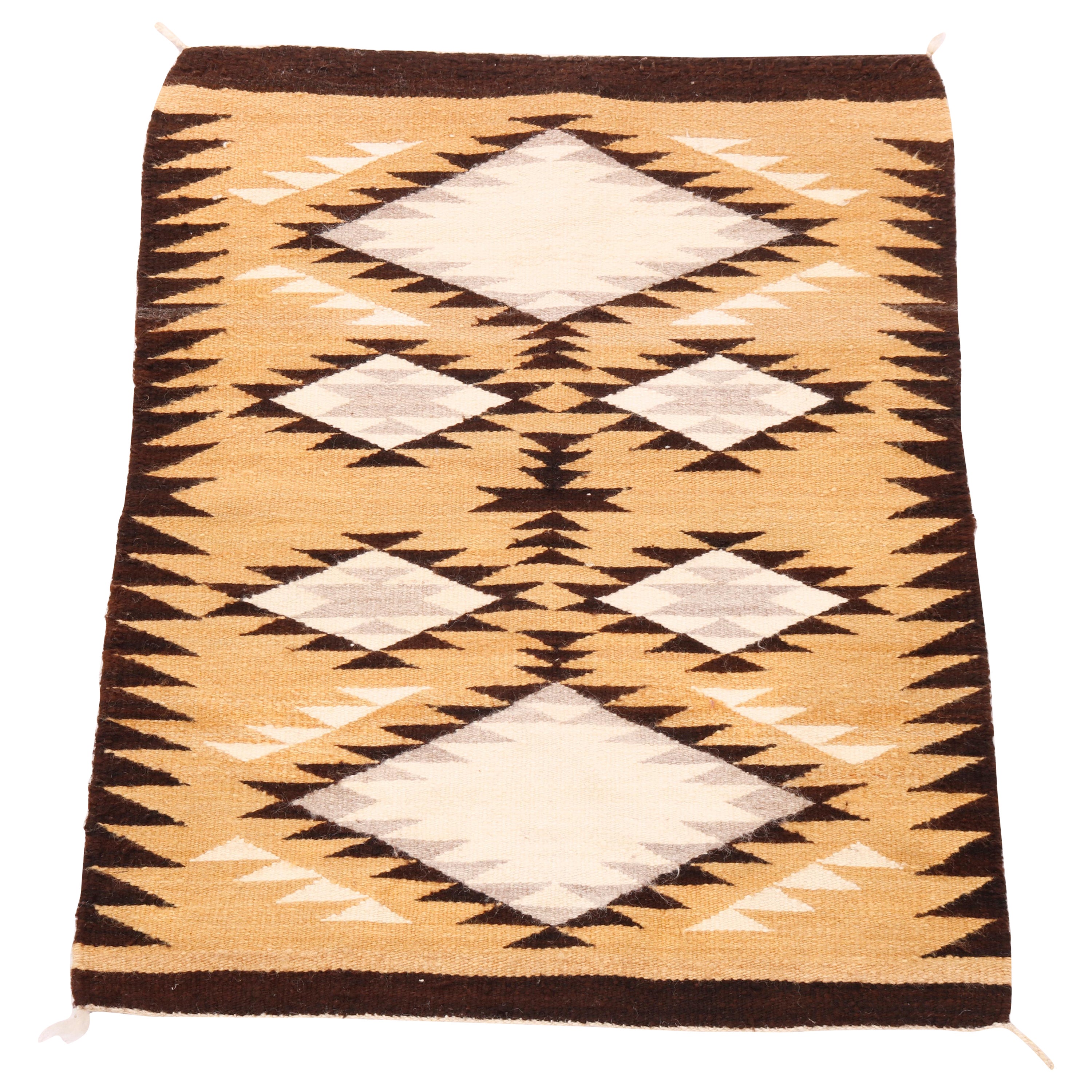 Southwestern American Indian Navajo Eye Dazzler Hand Woven Wool Rug ...