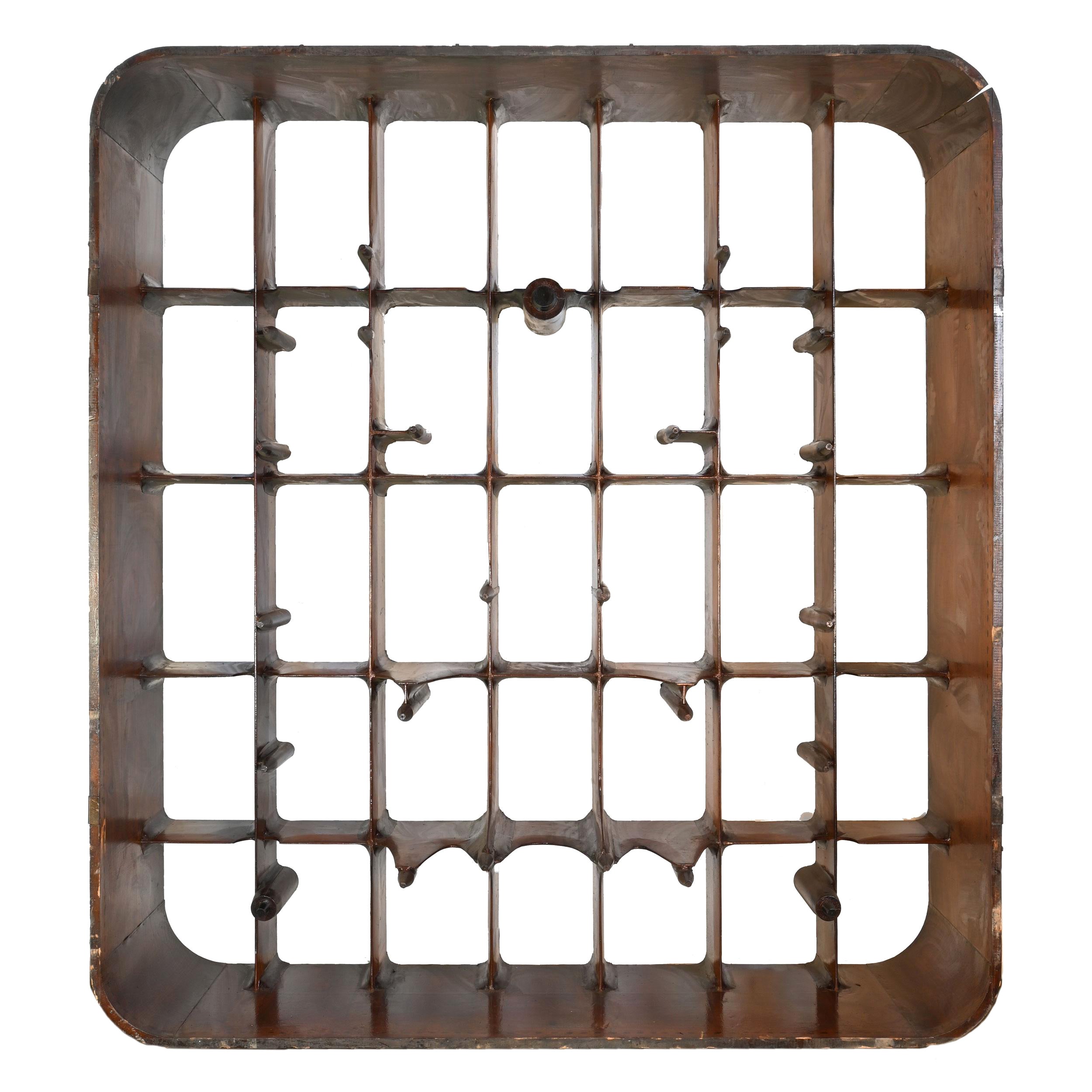 1930s Architectural Silver and Black Foundry Form, Mold, Casting ...