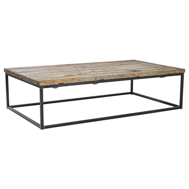 Antique Wood Door Coffee Table at 1stDibs
