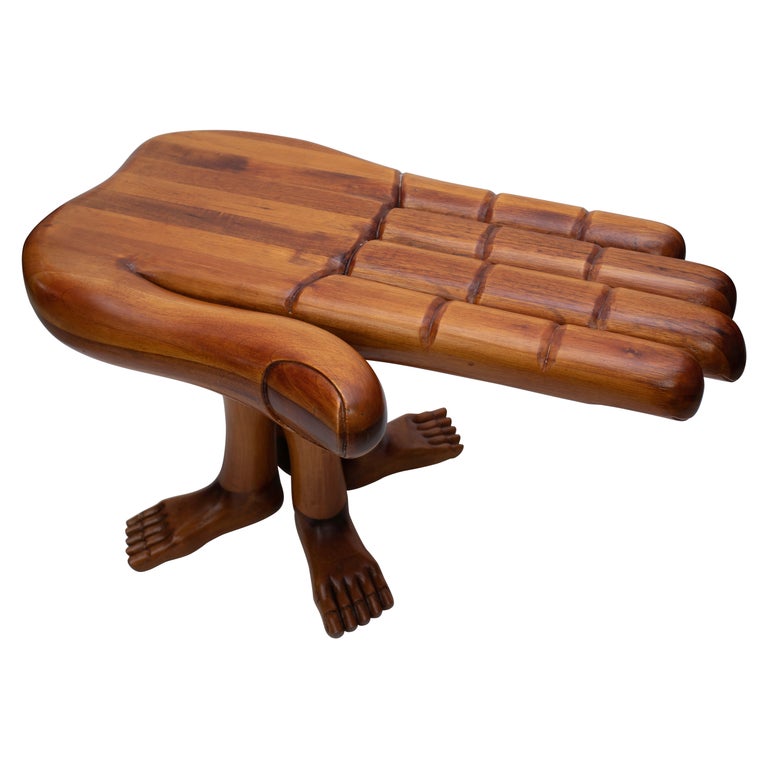 Pedro Friedeberg Hand-Foot Table For Sale at 1stDibs