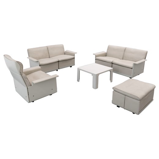 Dieter Rams Chair 620 programm Vitsoe black leather at 1stDibs