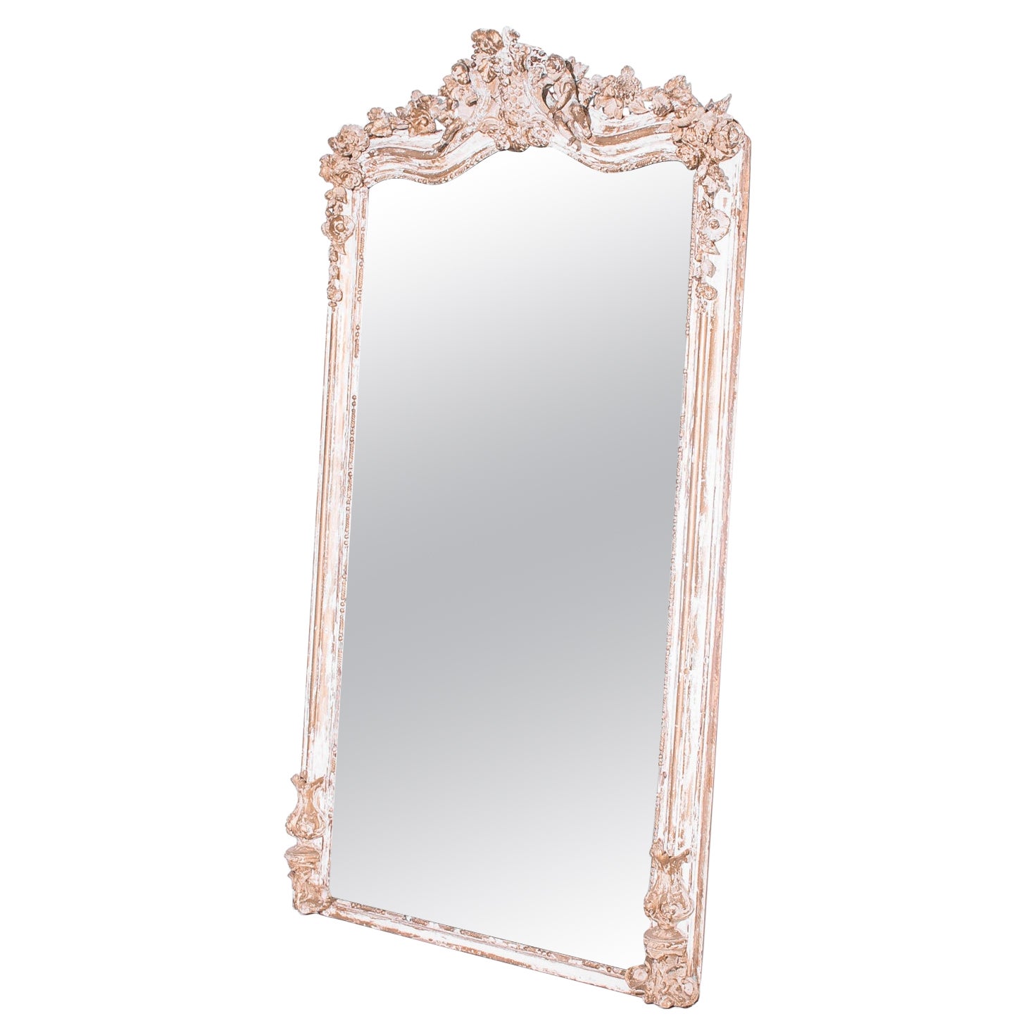 Mirror made from Salvaged Copper Cornice with Lion Head For Sale at 1stDibs