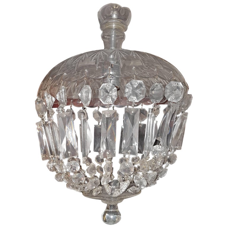 Cut Crystal Lantern For Sale at 1stDibs