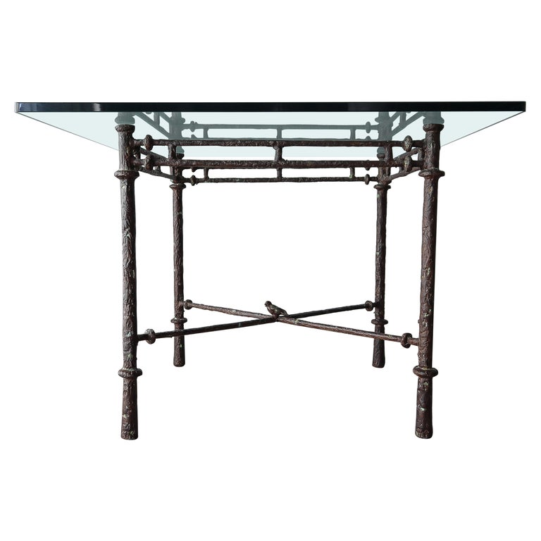 Giacometti Style Decorative Bronze Dining Table Base For Sale at ...