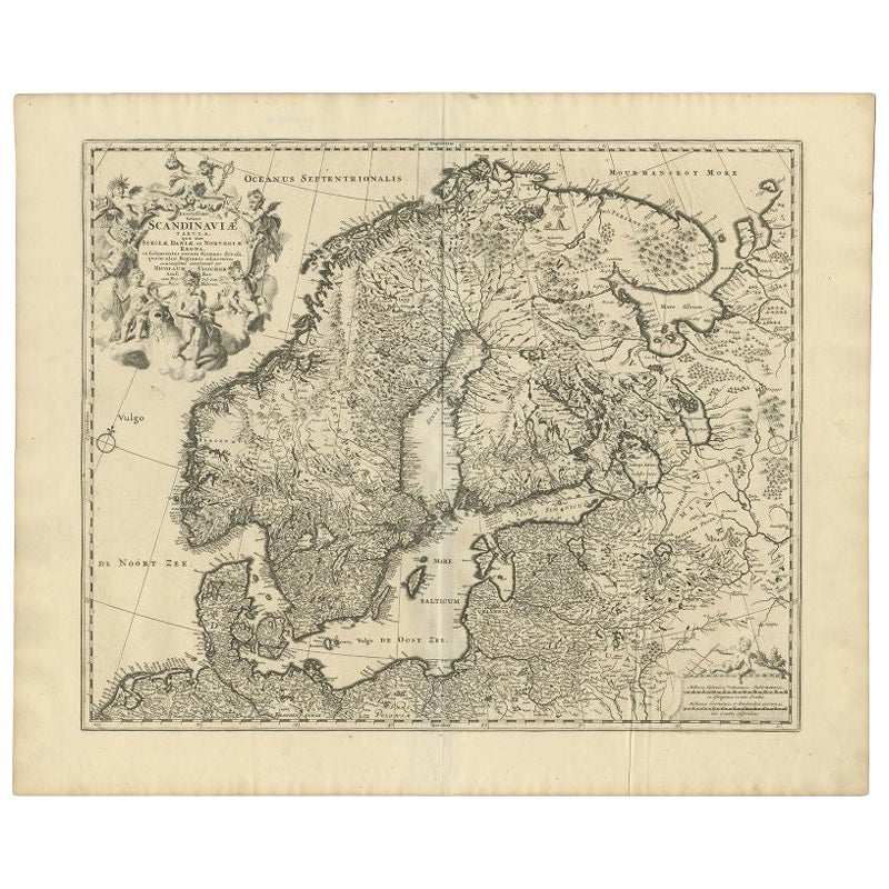 Antique World Map by Stoopendaal, circa 1680 at 1stDibs