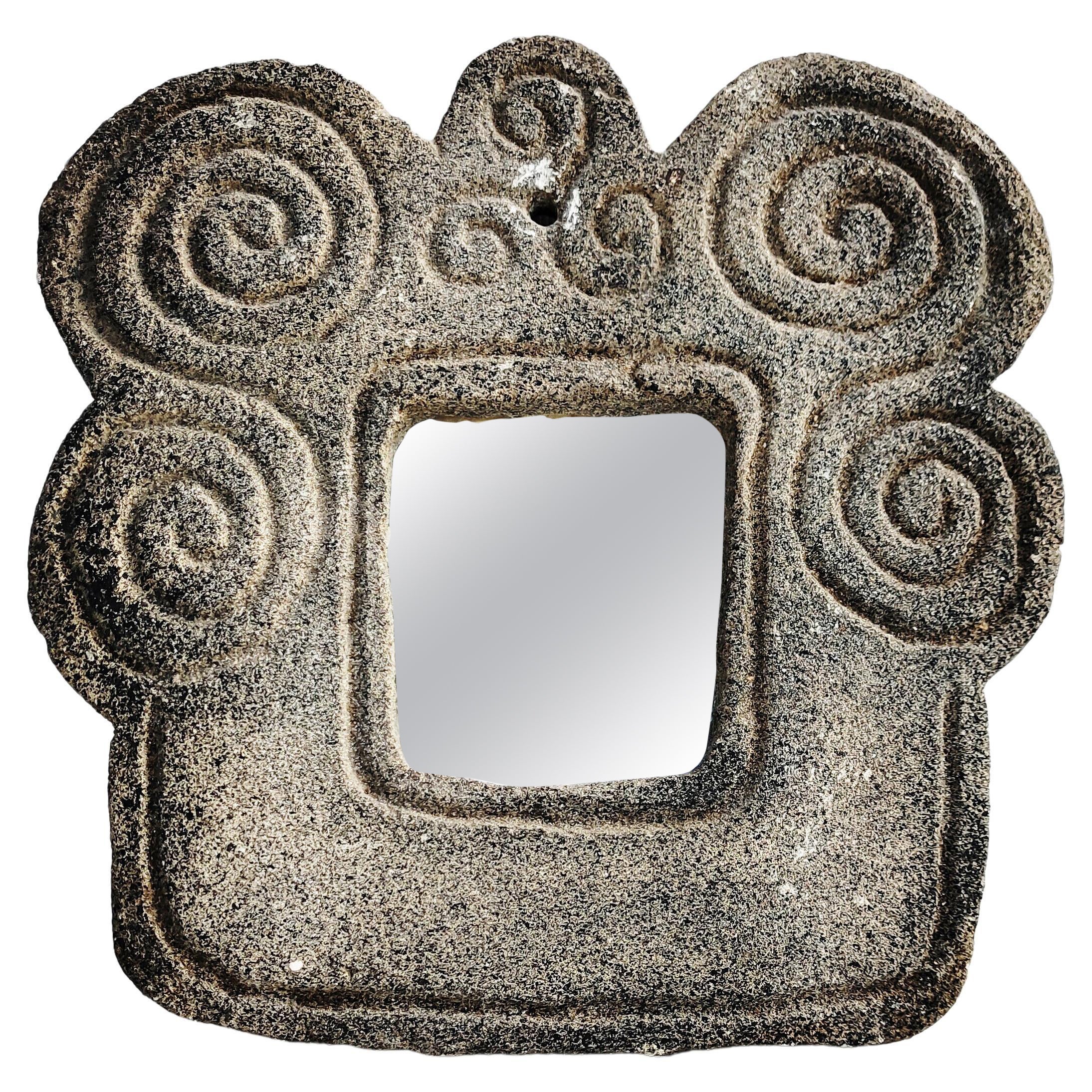 Stone Mirror, France 1960s at 1stDibs