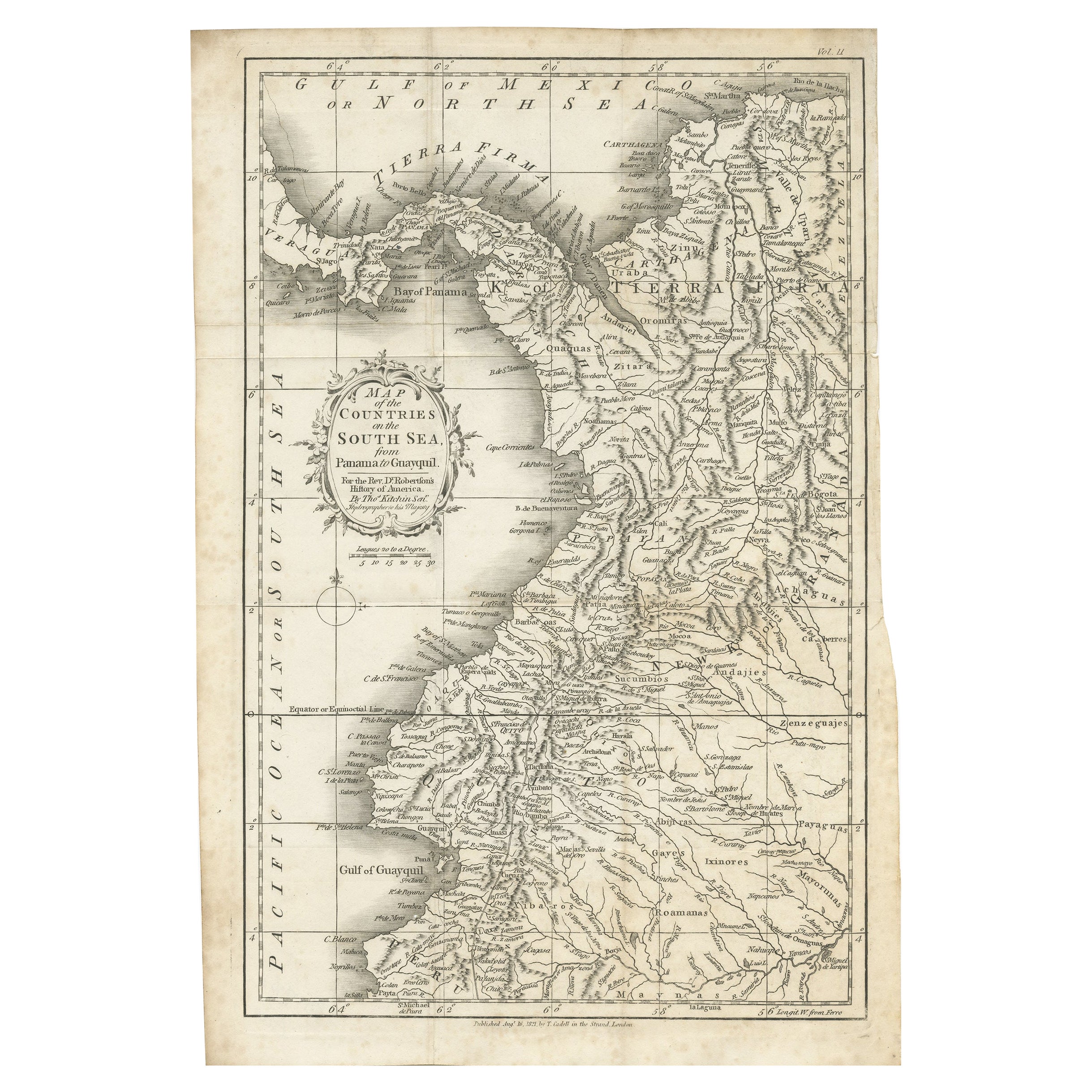 Antique Map of Russia by Tyrer, 1821 For Sale at 1stDibs