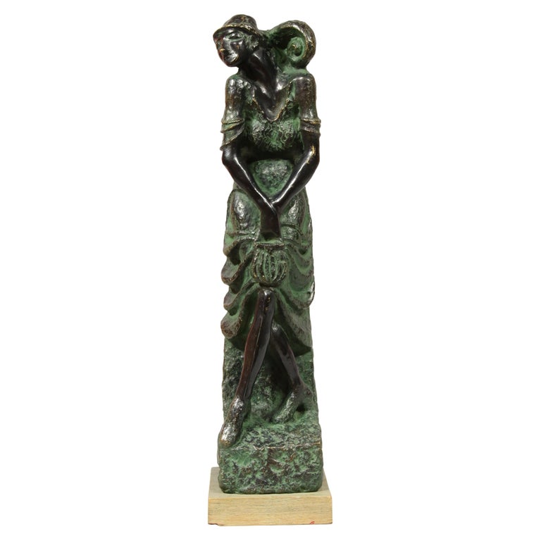 P. Plumet, "Woman with Hat", 20th Century For Sale at 1stDibs