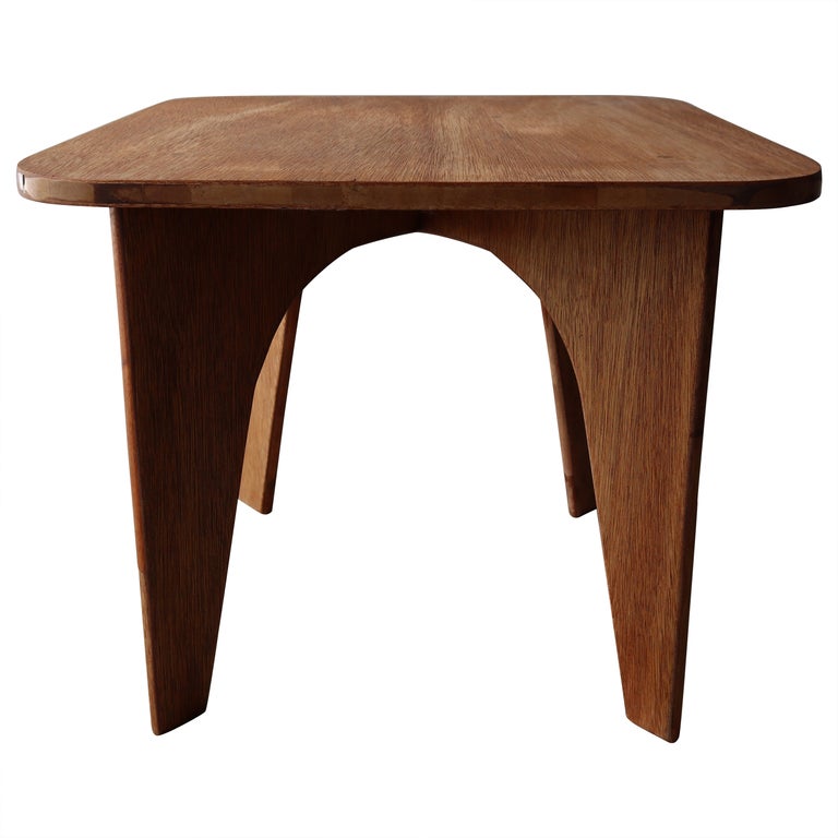 Vintage Handmade Craftsman Side Table at 1stDibs