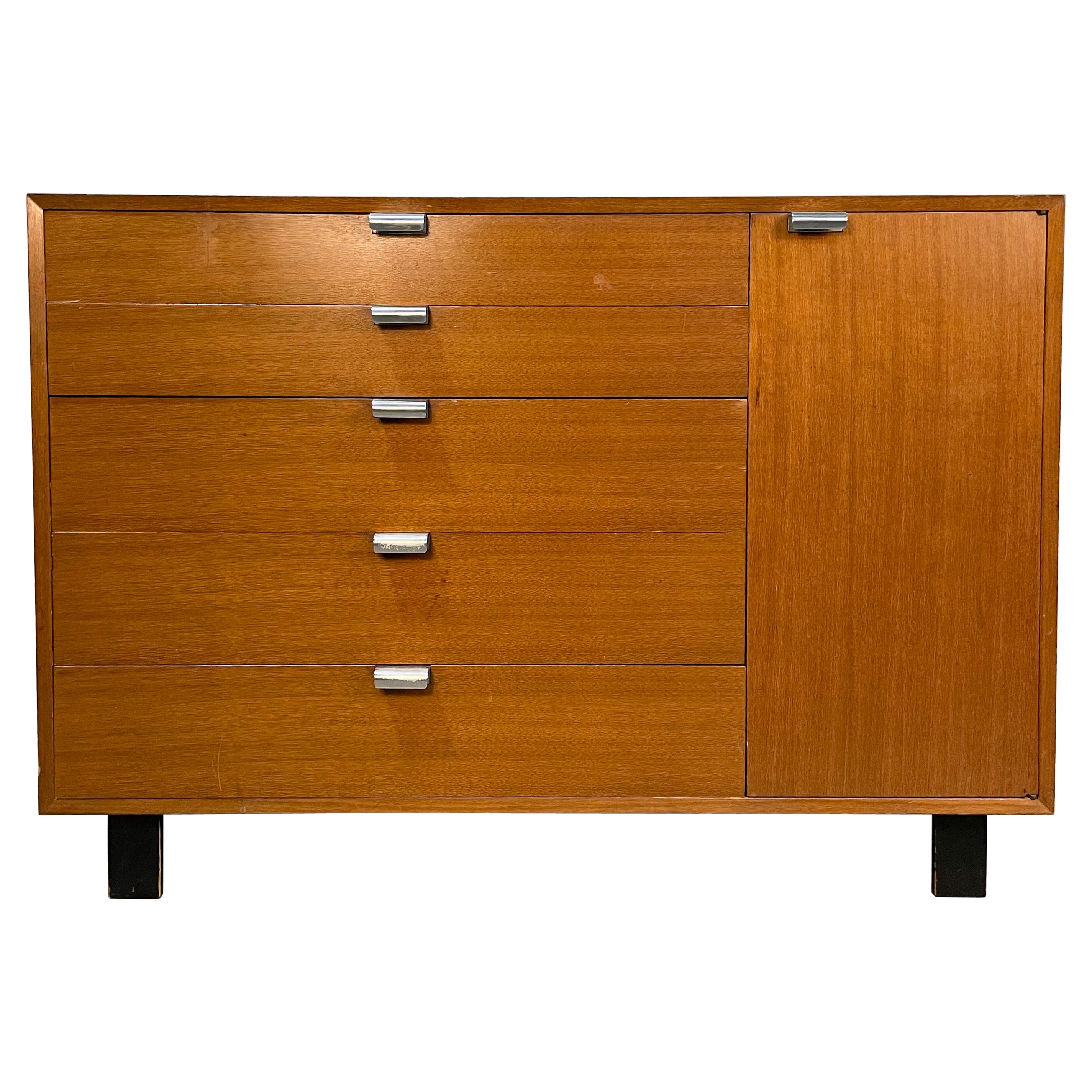 George Nelson Steel Frame Chest at 1stDibs
