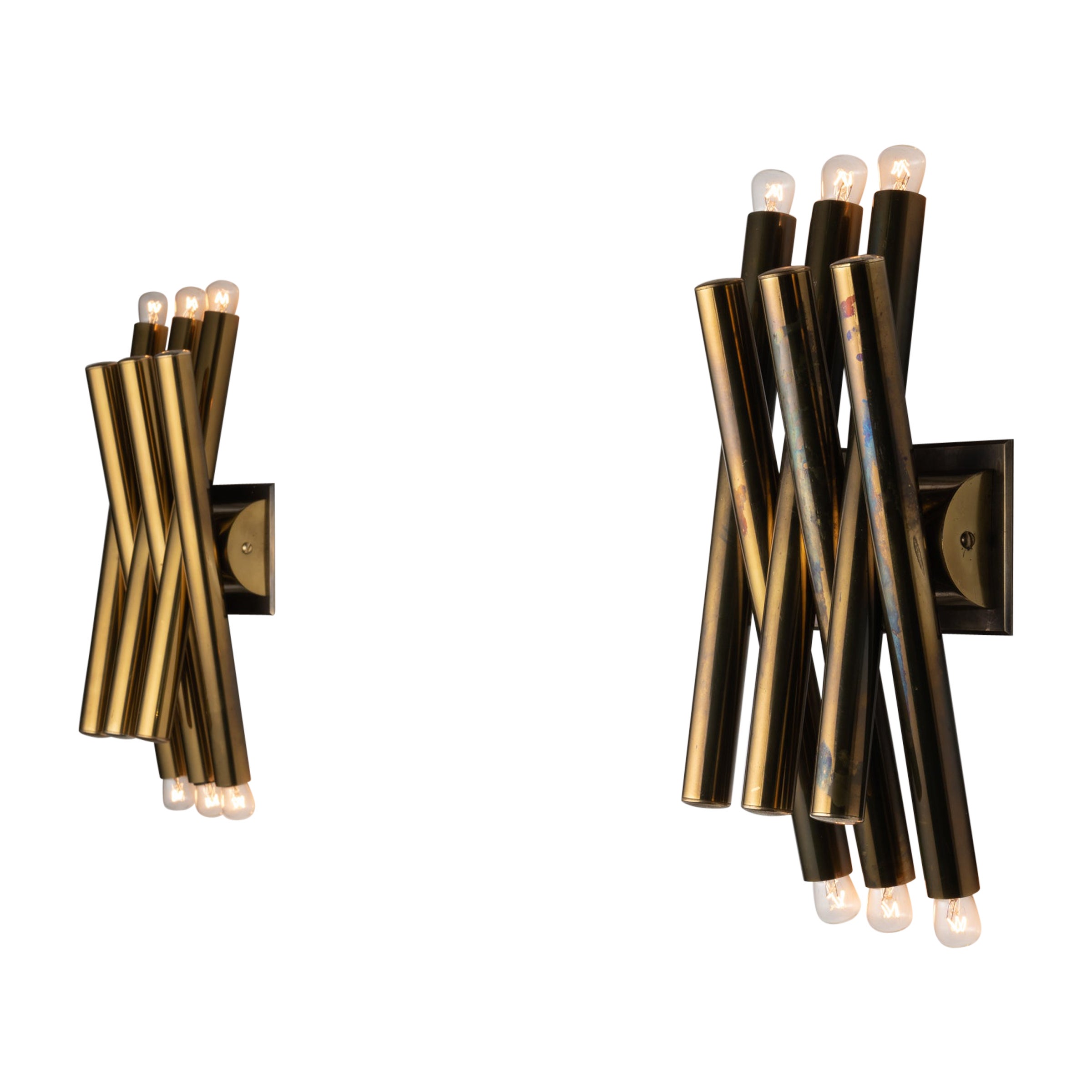 Pair of Directional Danish Sconces at 1stDibs