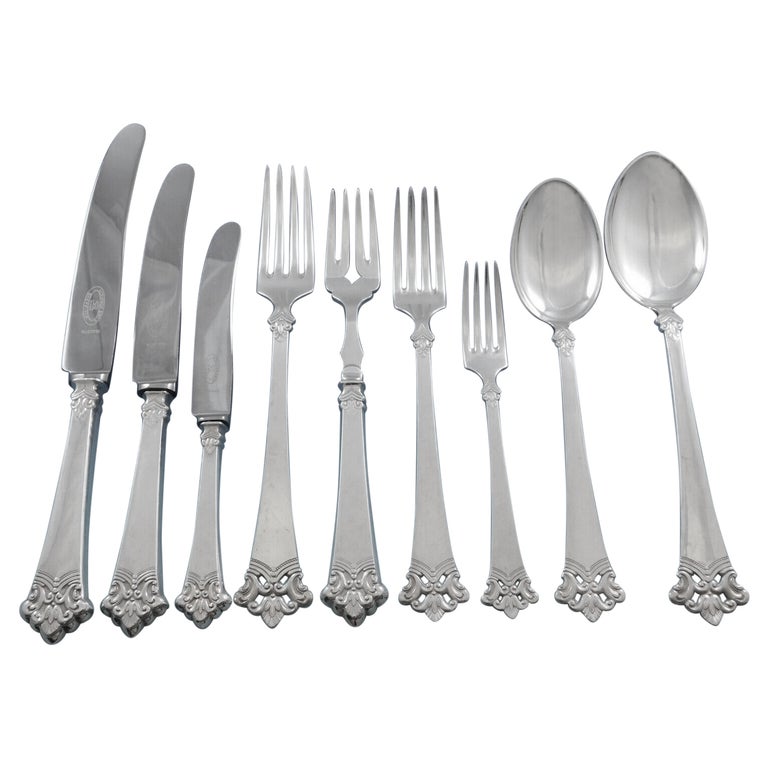 Anitra by Th. Olsens 830 Silver Flatware Set Service 109 Pieces ...