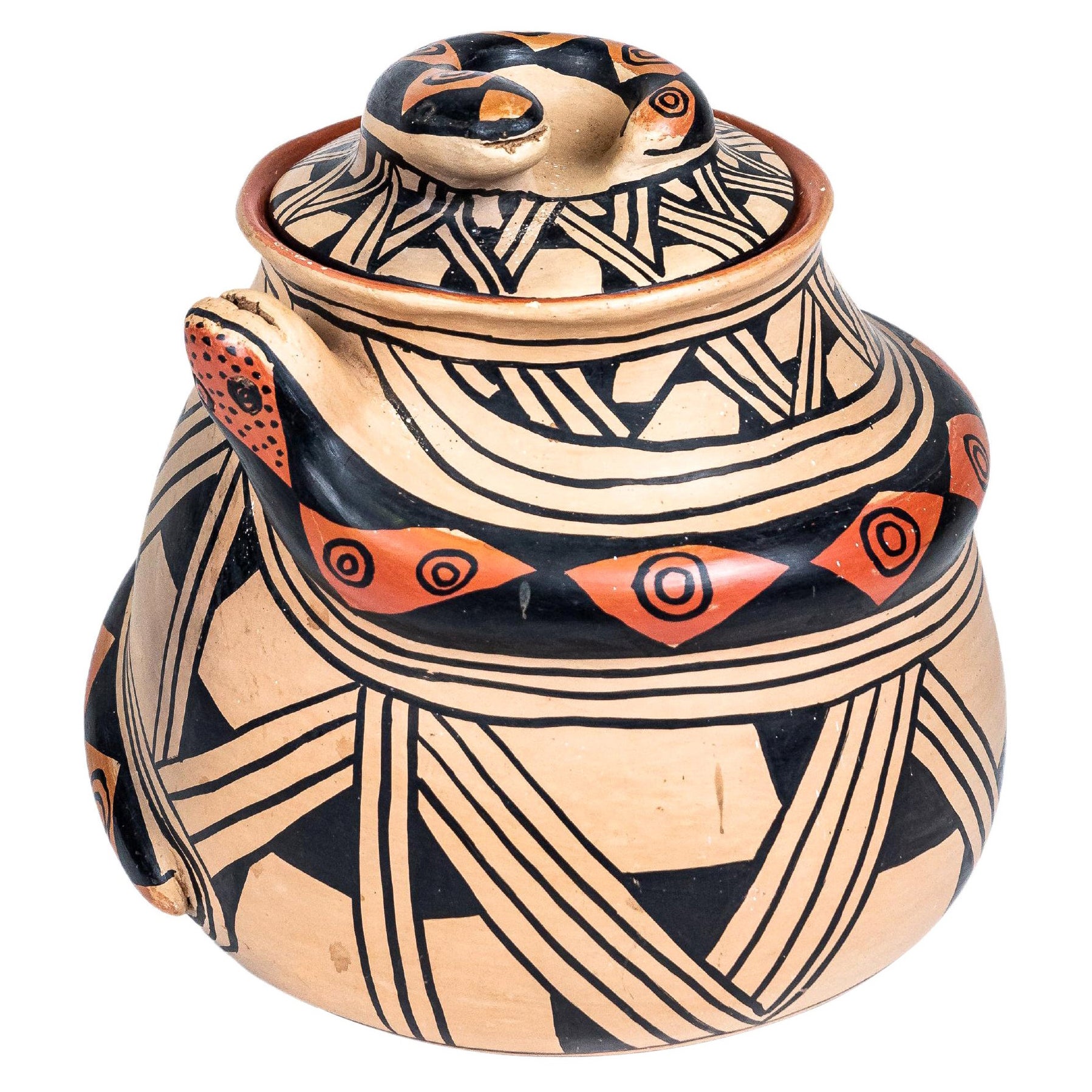 Ceramic "Snake", Indigenous Reserve Xingu, Brazil at 1stDibs