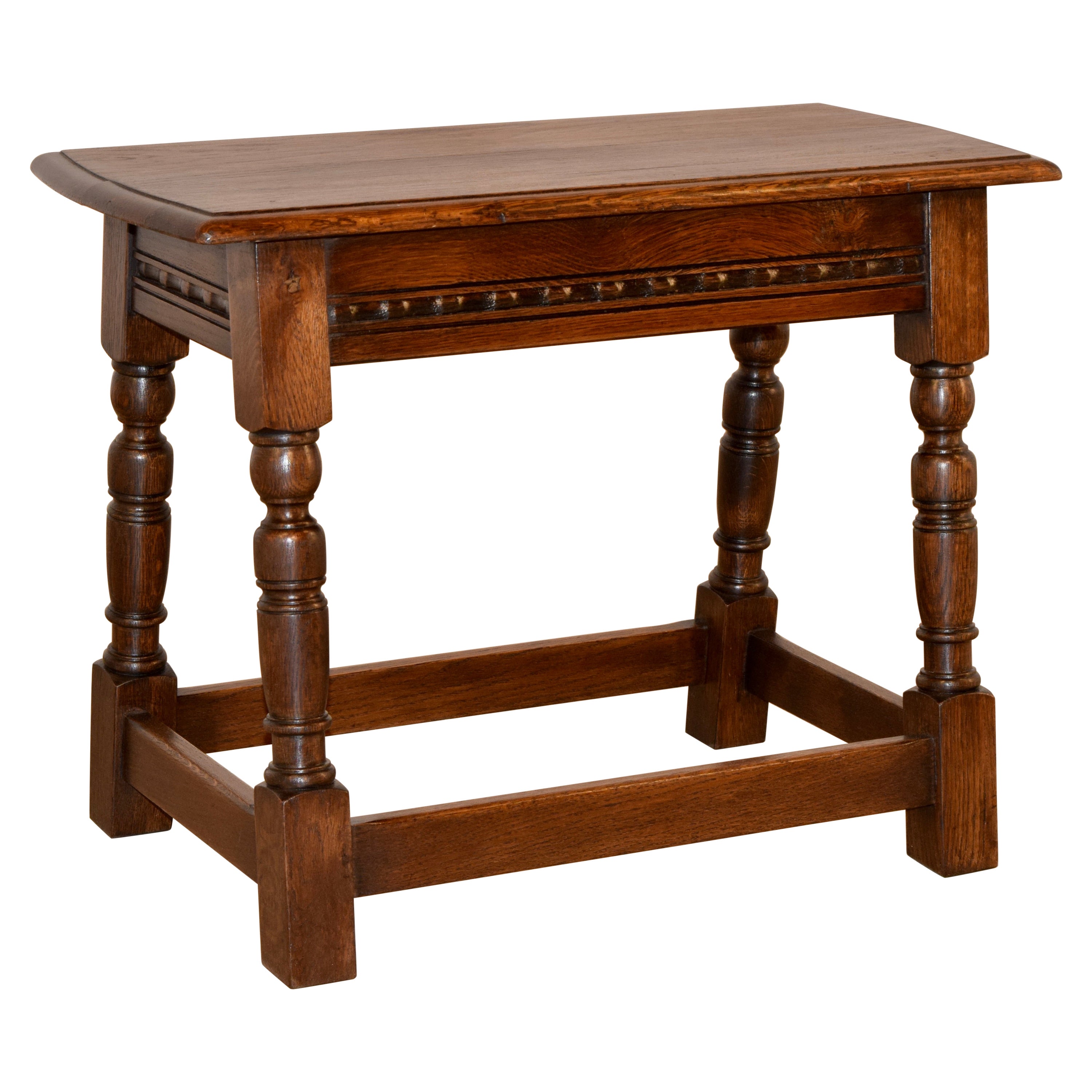 Edwardian Oak Joint Stool, circa 1900 at 1stDibs