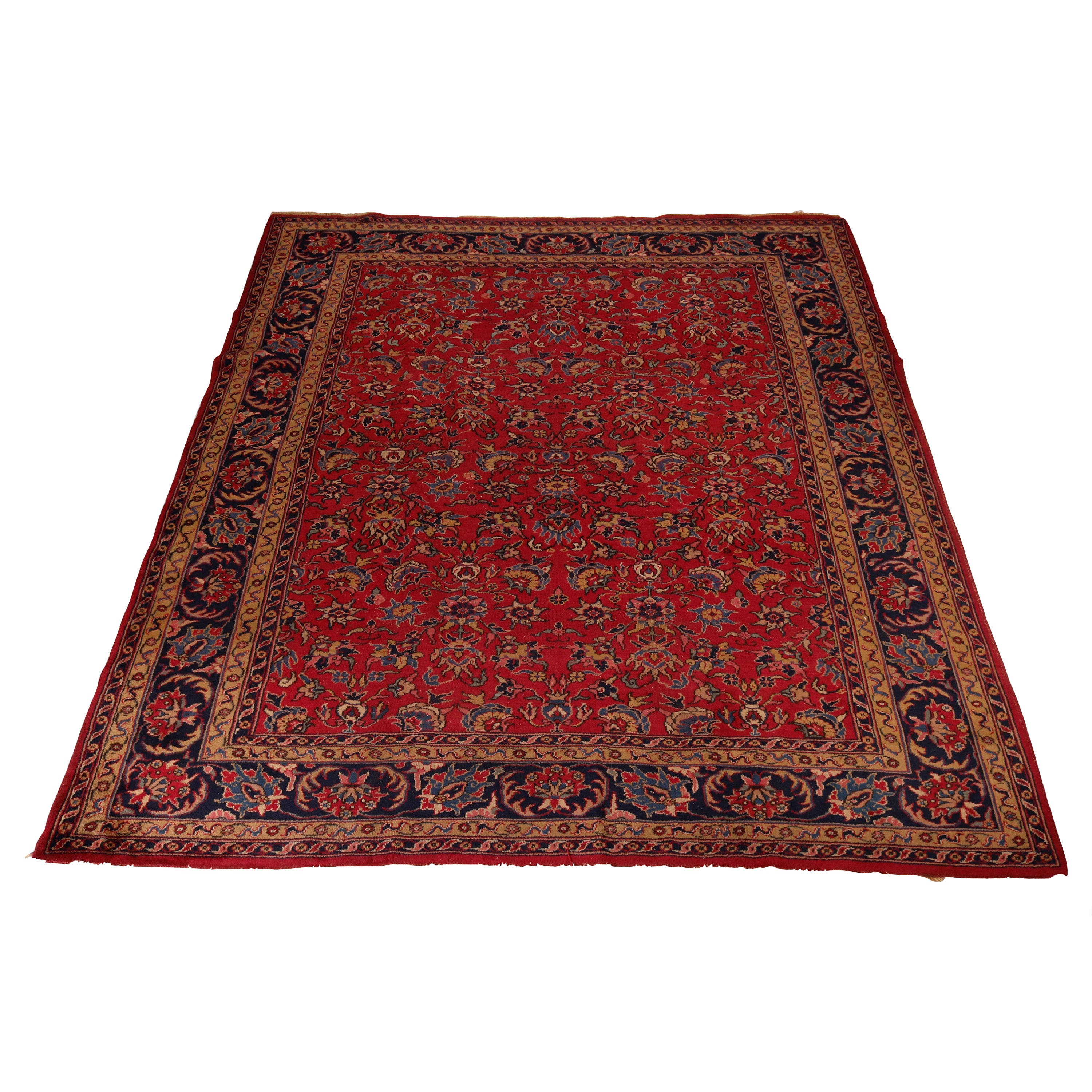 Vintage Persian Sarouk Rug Circa 1930 For Sale at 1stDibs