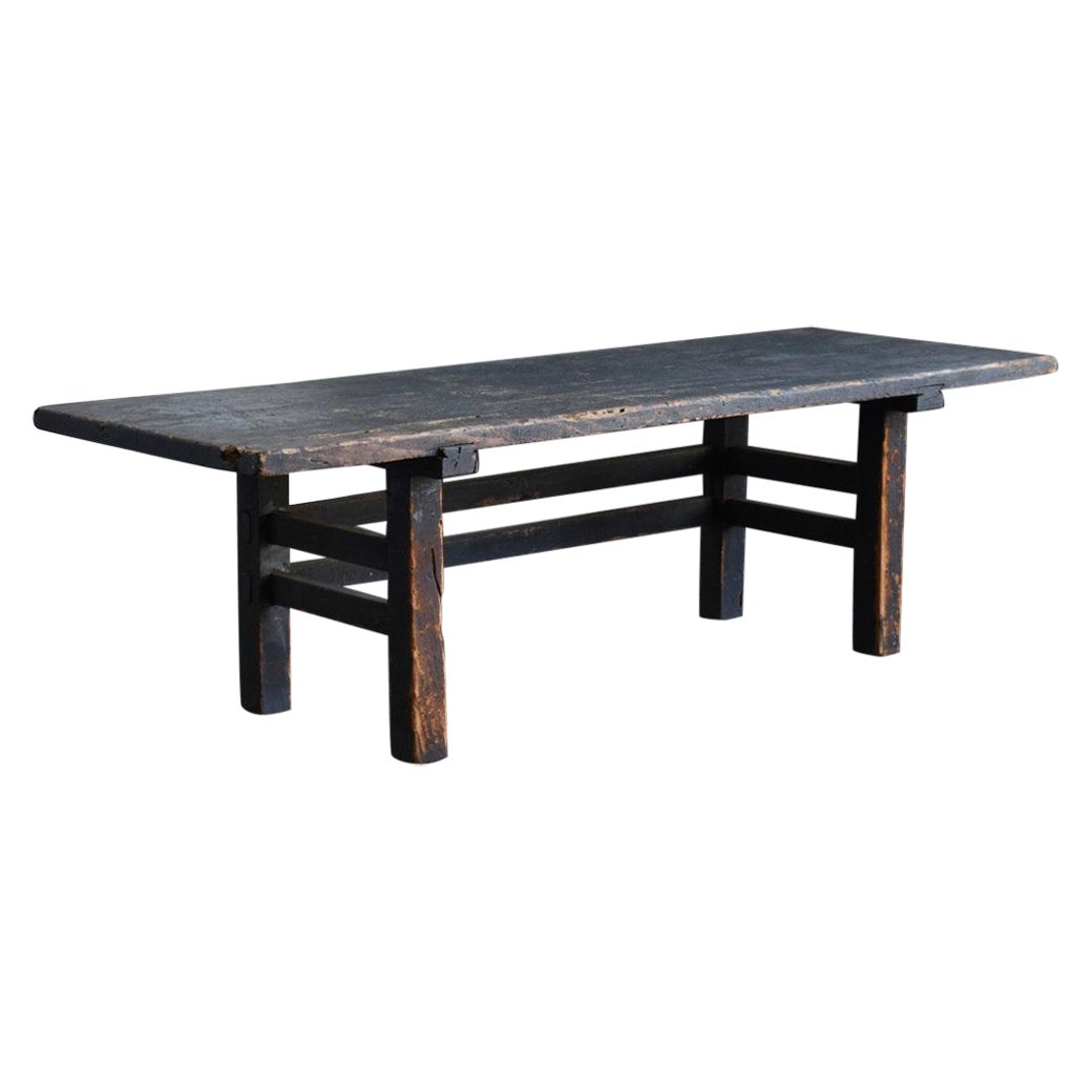 Japanese Antique Wooden Low Table / Edo Period 1800s / Wabi-Sabi ...