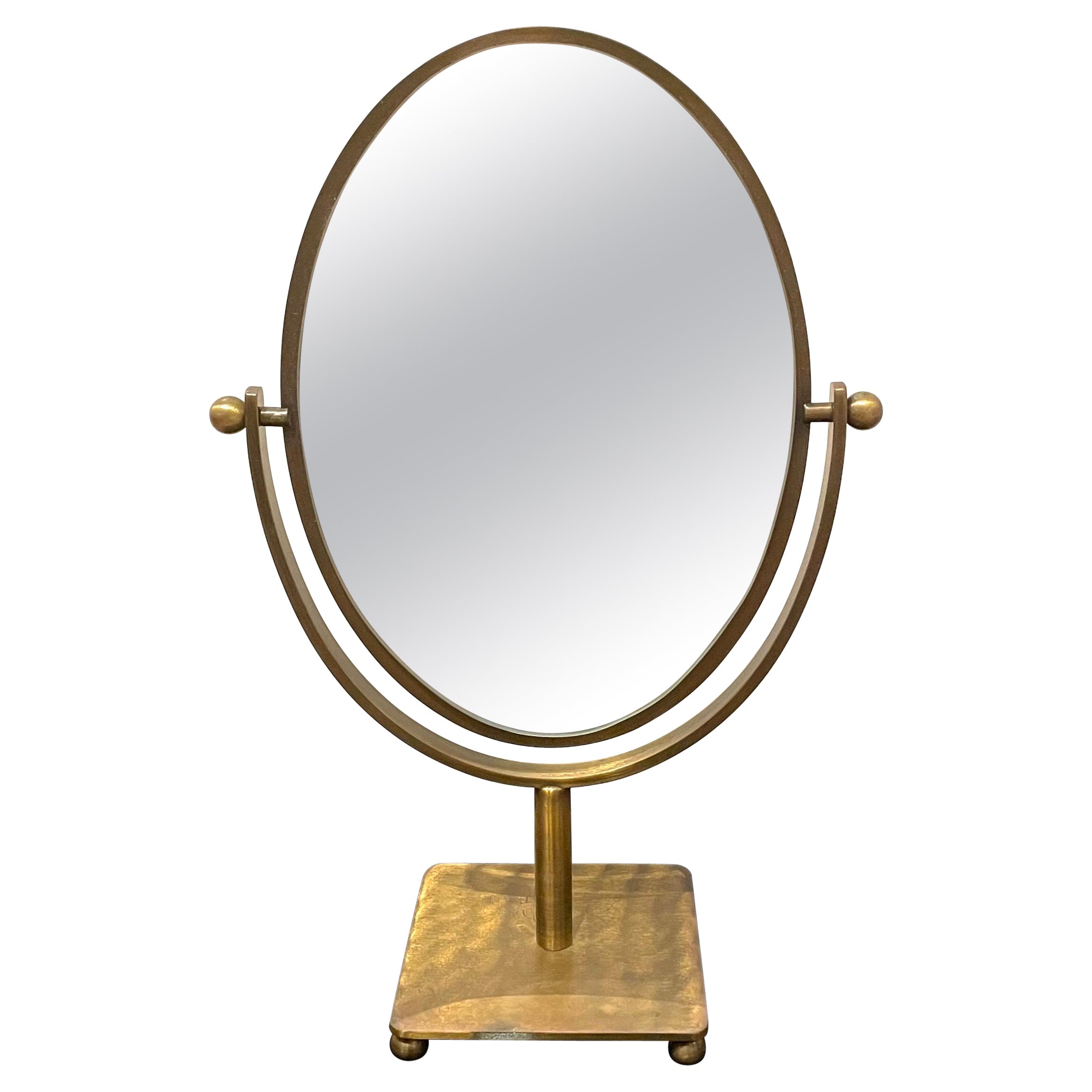 Large Charles Hollis Jones Vanity or Table Double-Sided Mirror at 1stDibs