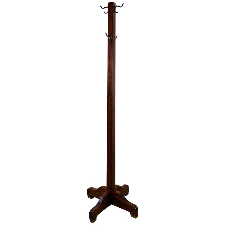 Mission Oak Style Coat Rack at 1stDibs