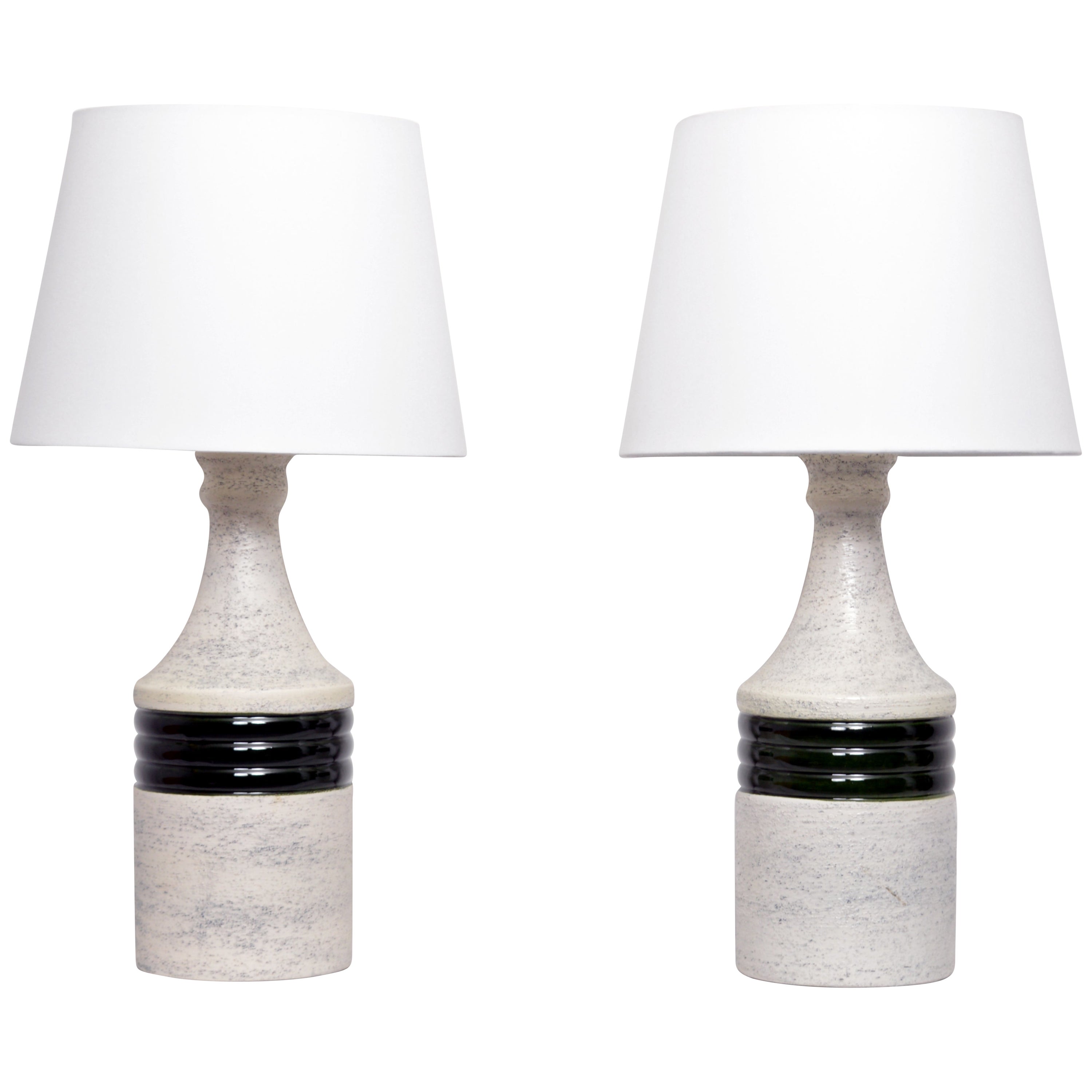 Midcentury Solid Birch Tree Bark Table Lamp with Finial at 1stDibs