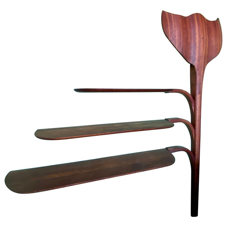 Vintage Whale Tail Wall Shelf at 1stDibs