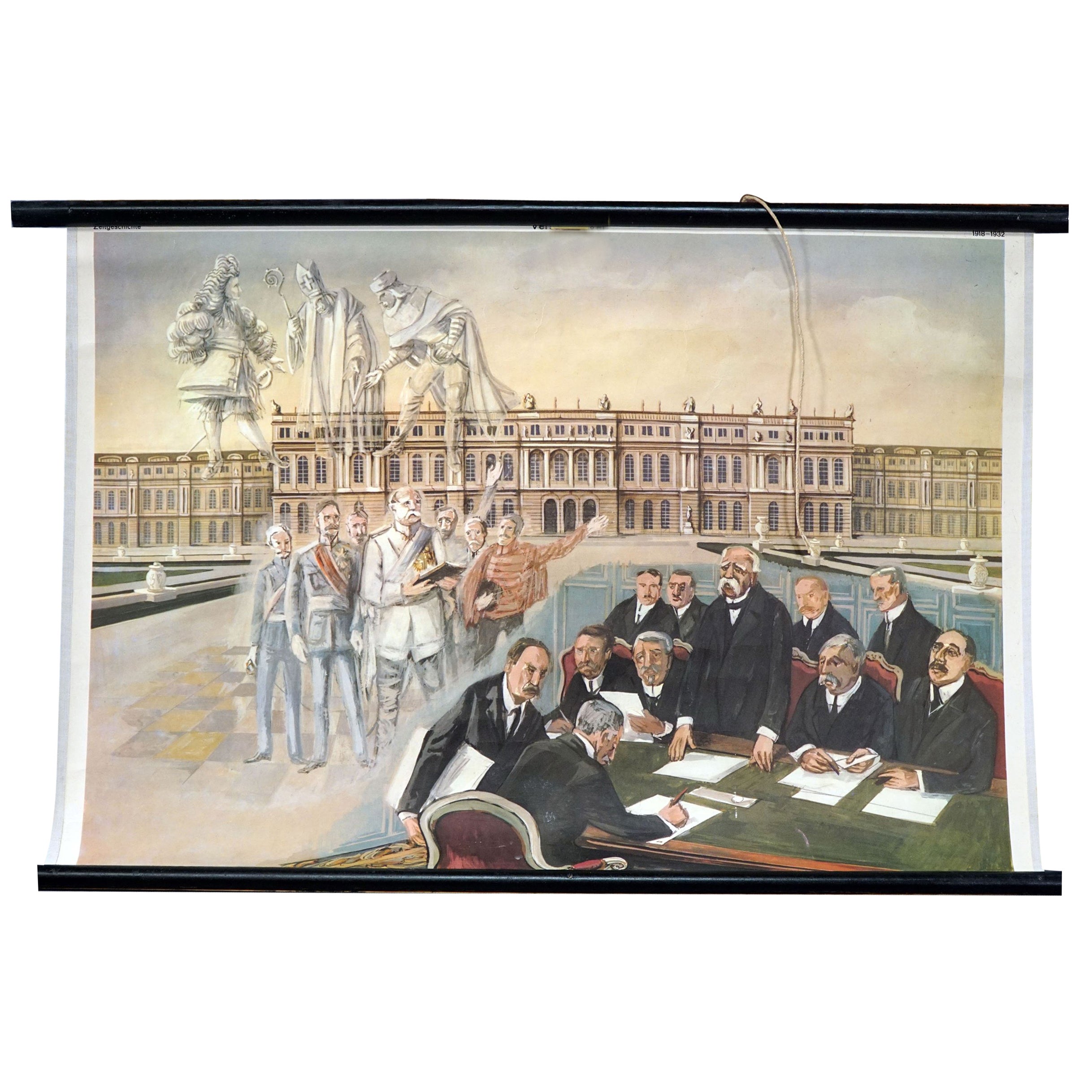 Timeline History Picture Poster Rollable Wall Chart 1400 unti 1900 For ...