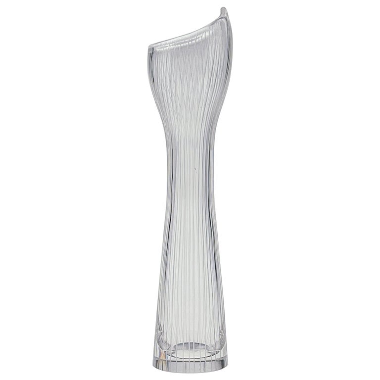 Tapio Wirkkala, Crystal Line Cut Art-Object, Model 3551, Iittala, Finland 1957 For Sale at 1stDibs