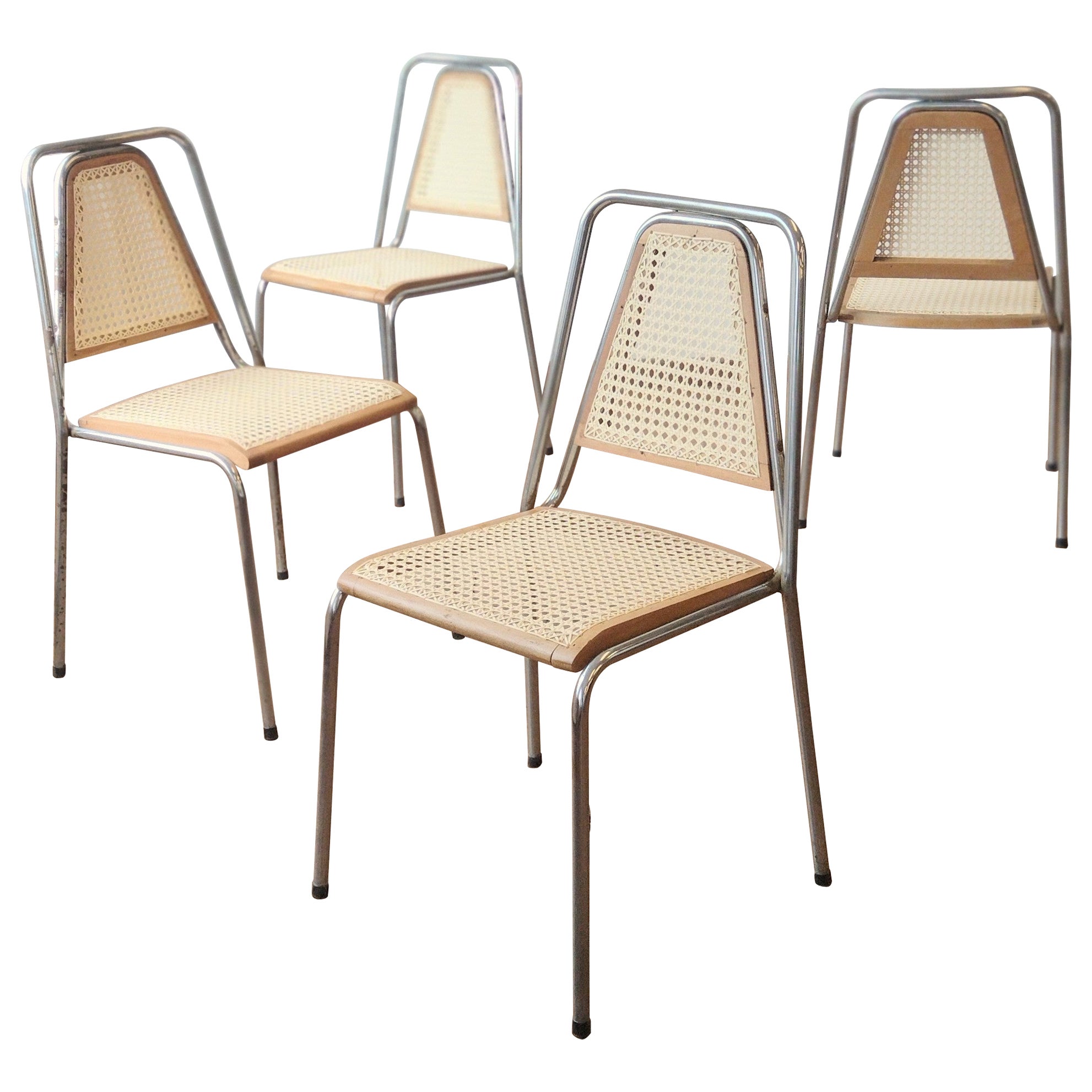 Vienna Straw Dining Chairs Set Of 6 For Sale at 1stDibs